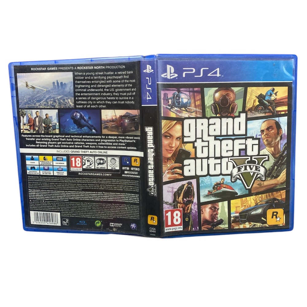 Pre-owned Grand Theft Auto V 5, PlayStation 4 - Own4Less